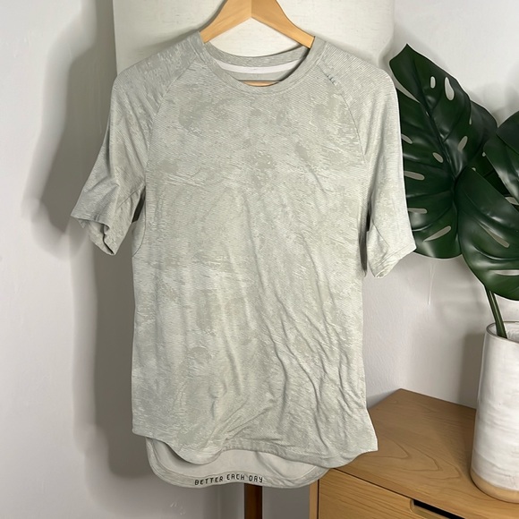lululemon athletica | Shirts | Lululemon Drysense Ss Marble Map ...